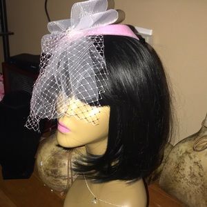 Pink Magnolia | Accessories | New Beautiful Bird Cage Veil Pill Box Hat ...